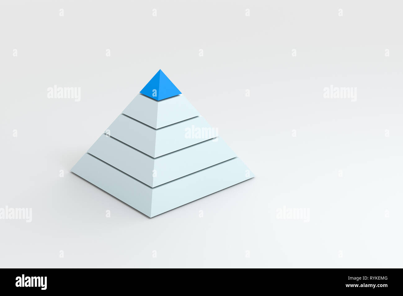 3d model pyramid, 3d rendering Stock Photo - Alamy