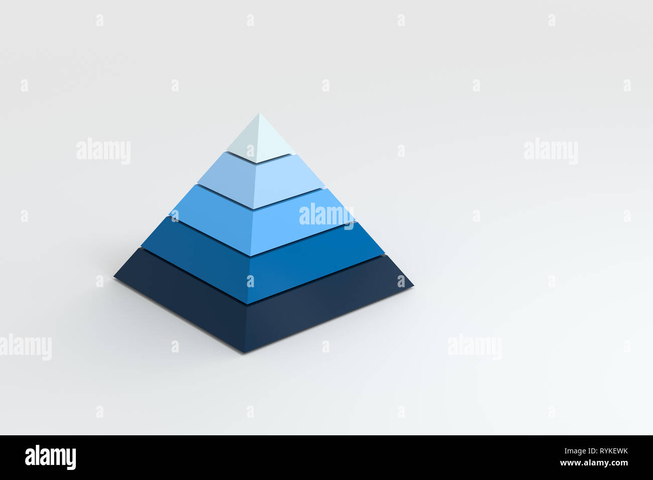 3d model pyramid, 3d rendering Stock Photo - Alamy