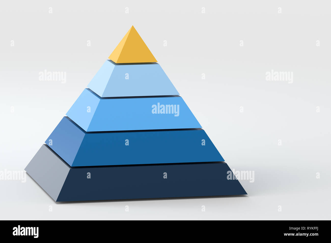 3d model pyramid, 3d rendering Stock Photo - Alamy