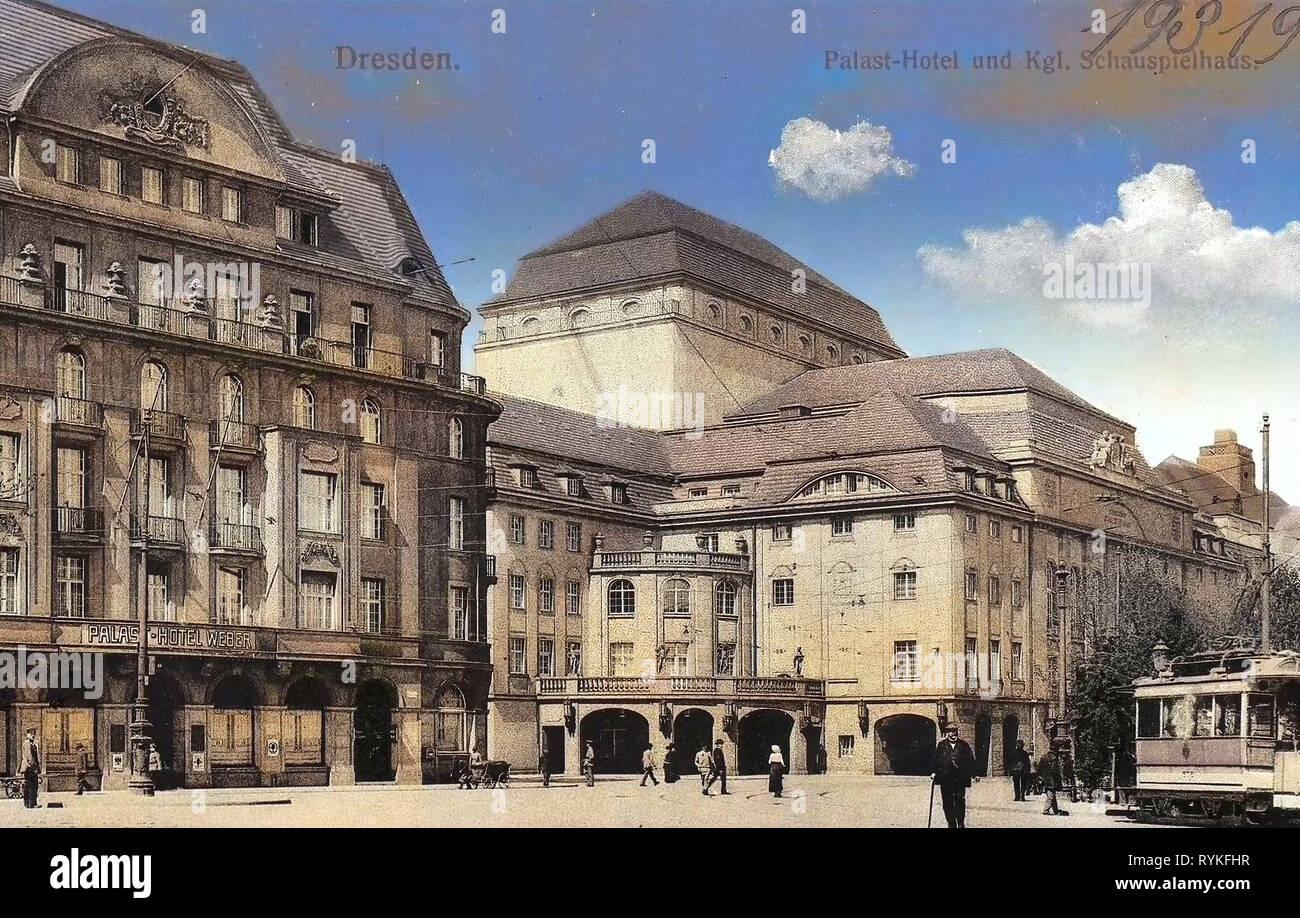 Palasthotel Weber, Trams in Dresden, Number 506 on trams ...