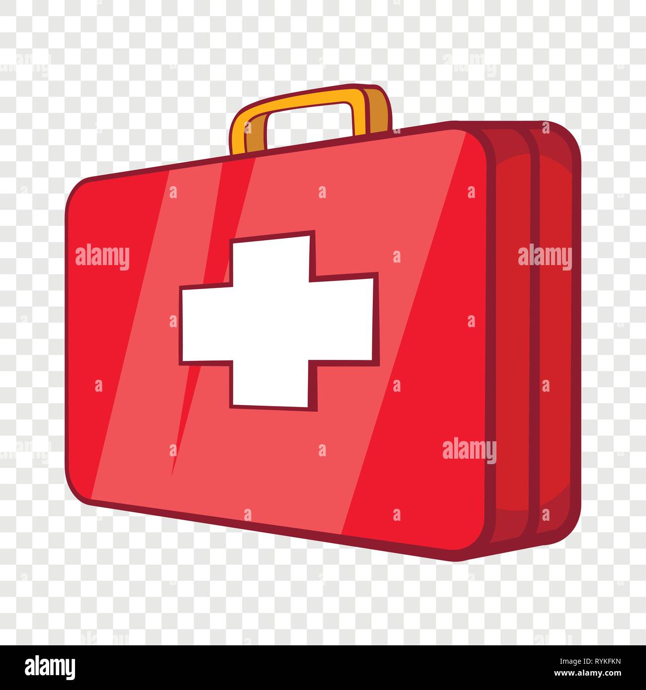 First aid kit icon in cartoon style Stock Vector Image & Art - Alamy