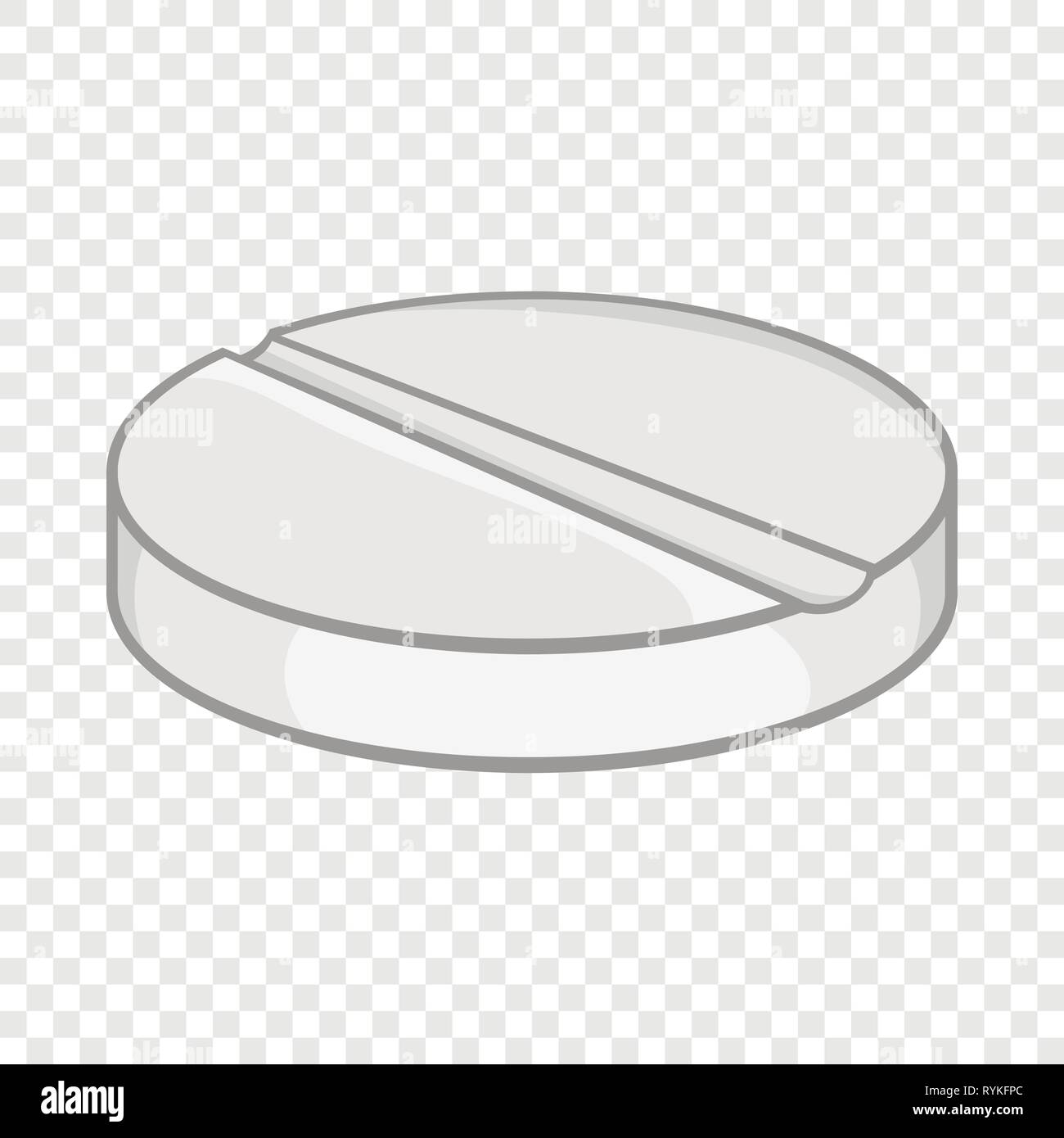 Medicine pill icon in cartoon style Stock Vector Image & Art - Alamy
