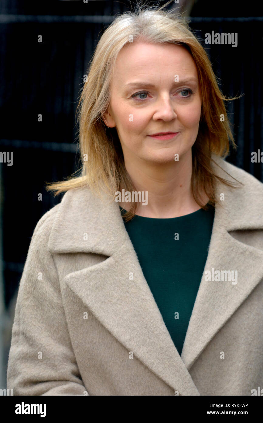 Elizabeth Truss Mp College Green High Resolution Stock Photography and ...