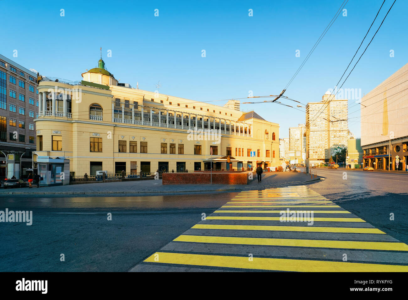 Arbat district view hi-res stock photography and images - Alamy