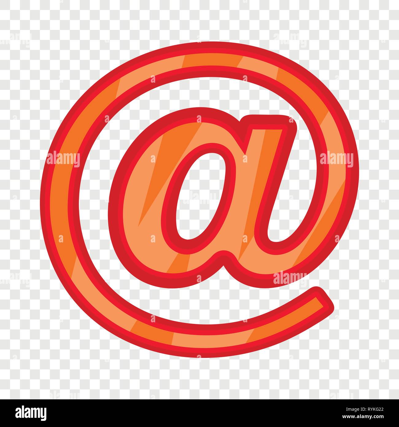 Sign e-mail icon, cartoon style Stock Vector Image & Art - Alamy