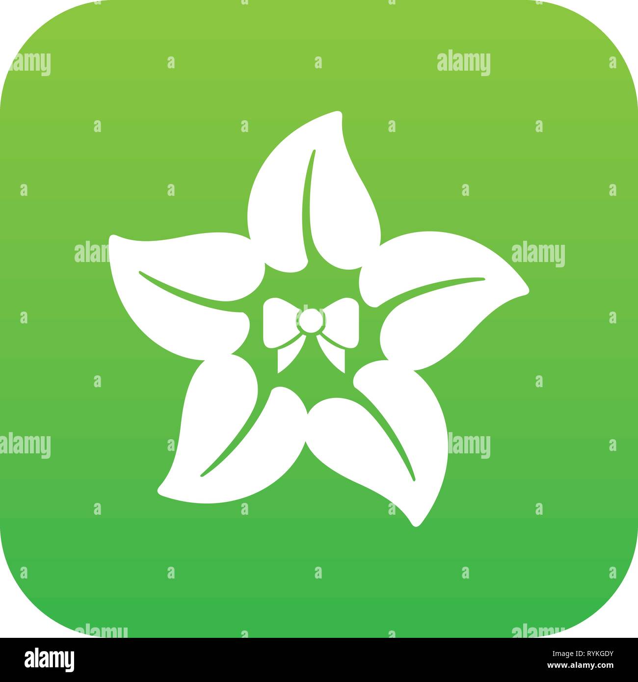 Flower star icon, simple style Stock Vector Image & Art - Alamy