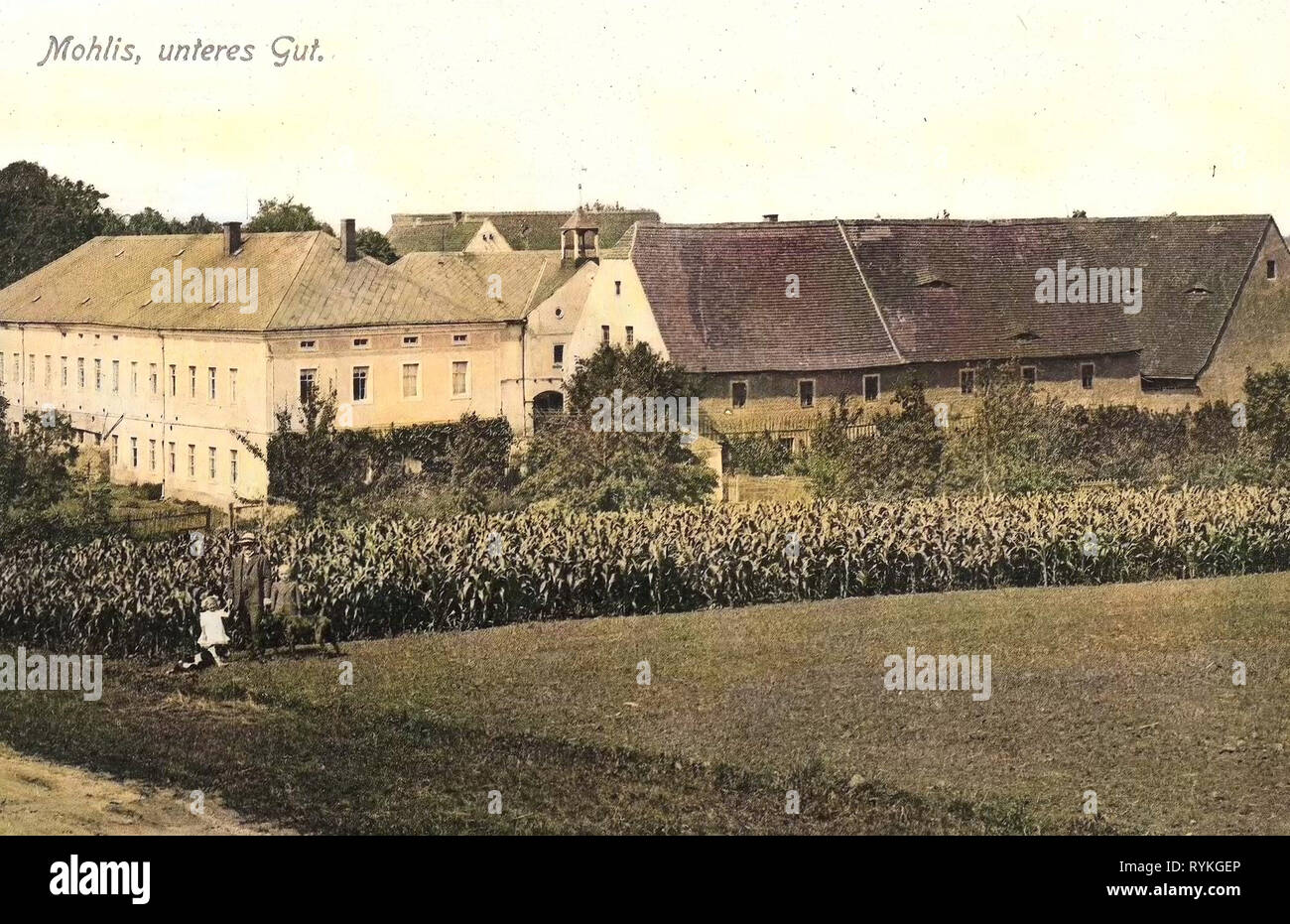 Buildings in Landkreis Meißen, Käbschütztal, 1915, Landkreis Meißen ...