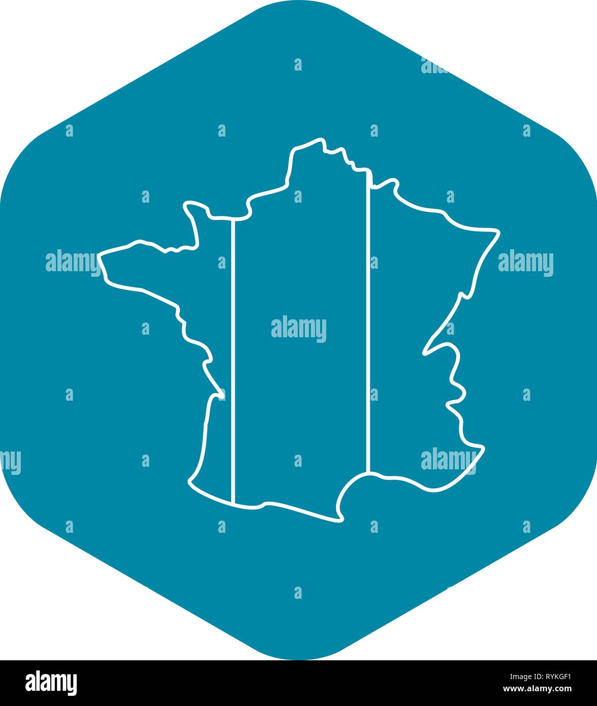 France icon, outline style Stock Vector Image & Art - Alamy
