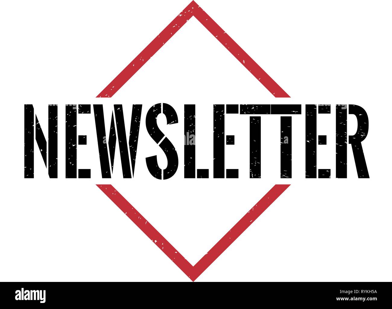 Newsletter stamp Stock Vector Images - Alamy