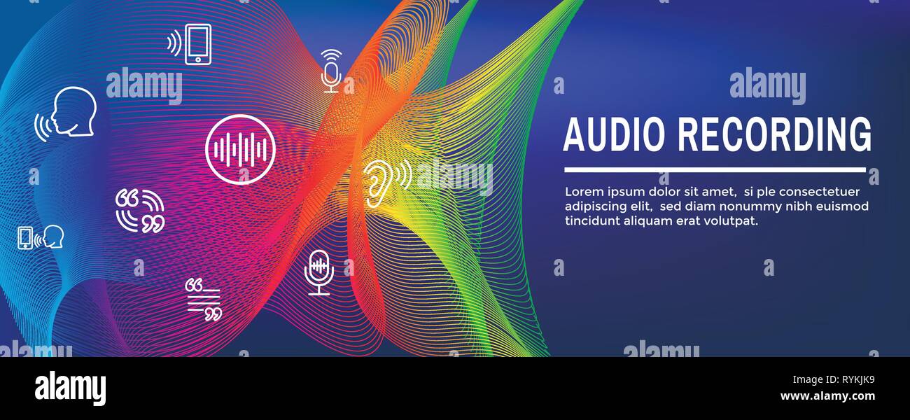 Voiceover voice command icon hi-res stock photography and images - Alamy