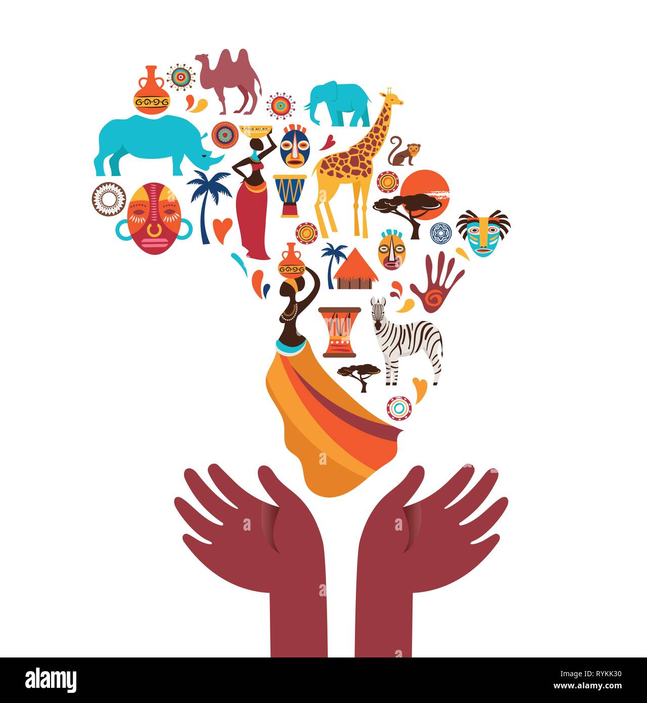 Double continent Stock Vector Images - Alamy