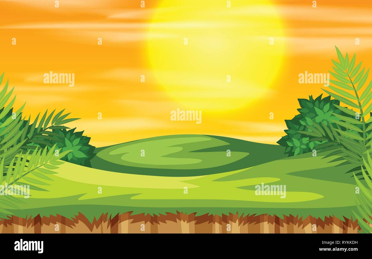 Country park scene Stock Vector Images - Alamy