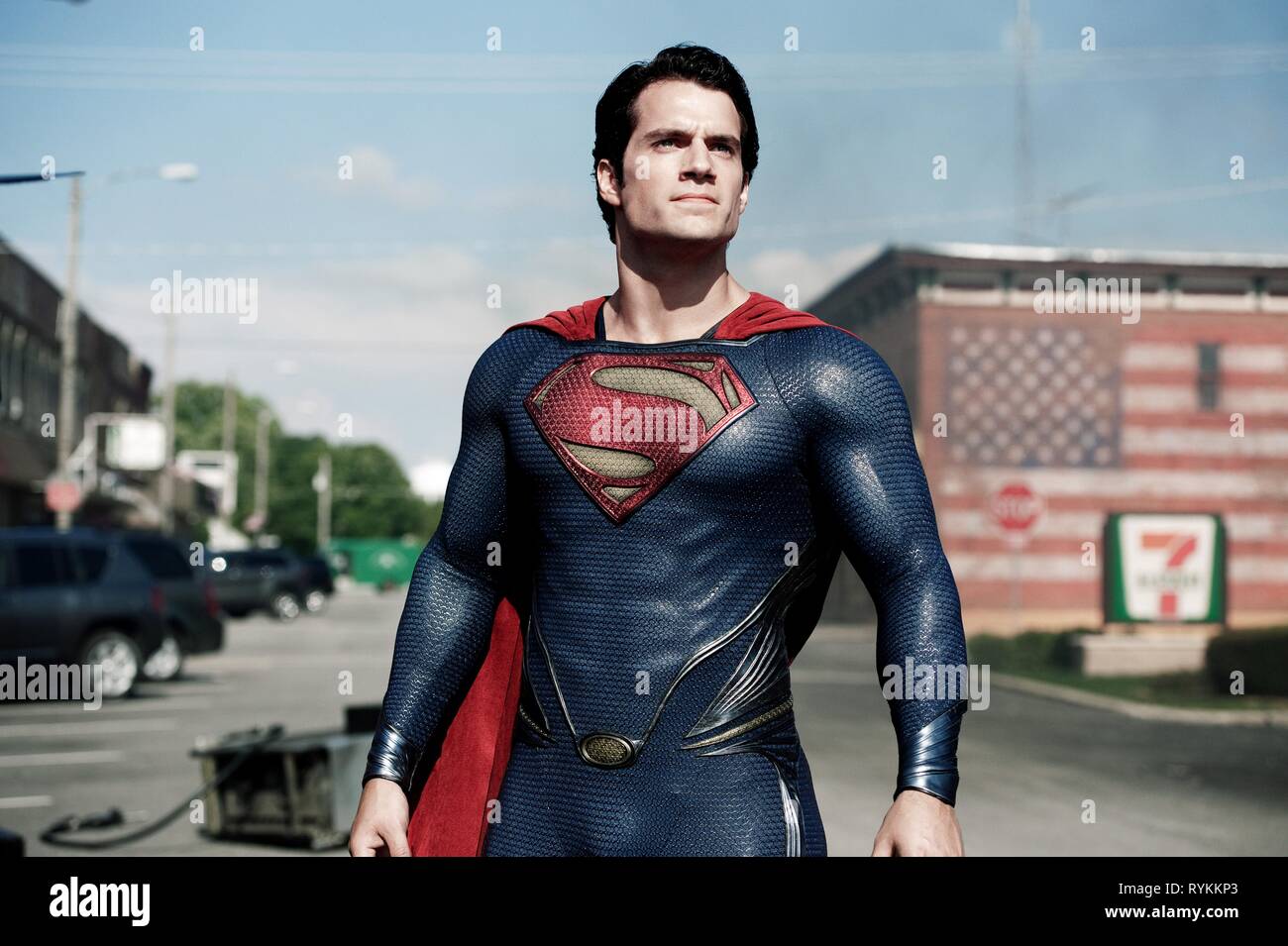 Superman Man Of Steel Henry Cavill High Resolution Stock Photography ...