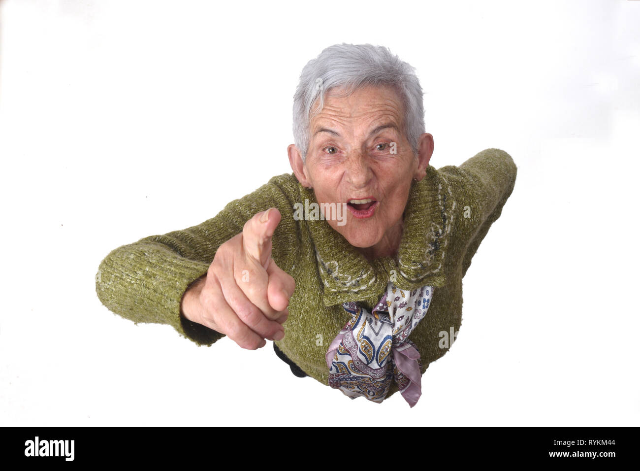 Scolding woman Cut Out Stock Images & Pictures - Alamy