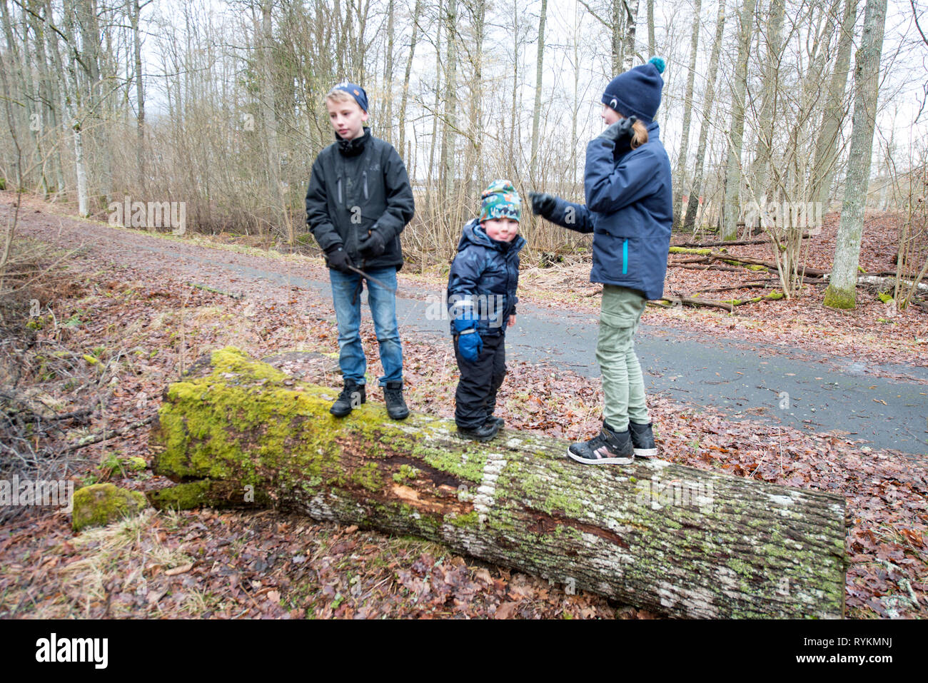 Children in Sweden Stock Photo - Alamy