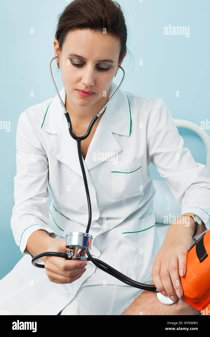 Hospital. Visit to cardiologist Stock Photo - Alamy