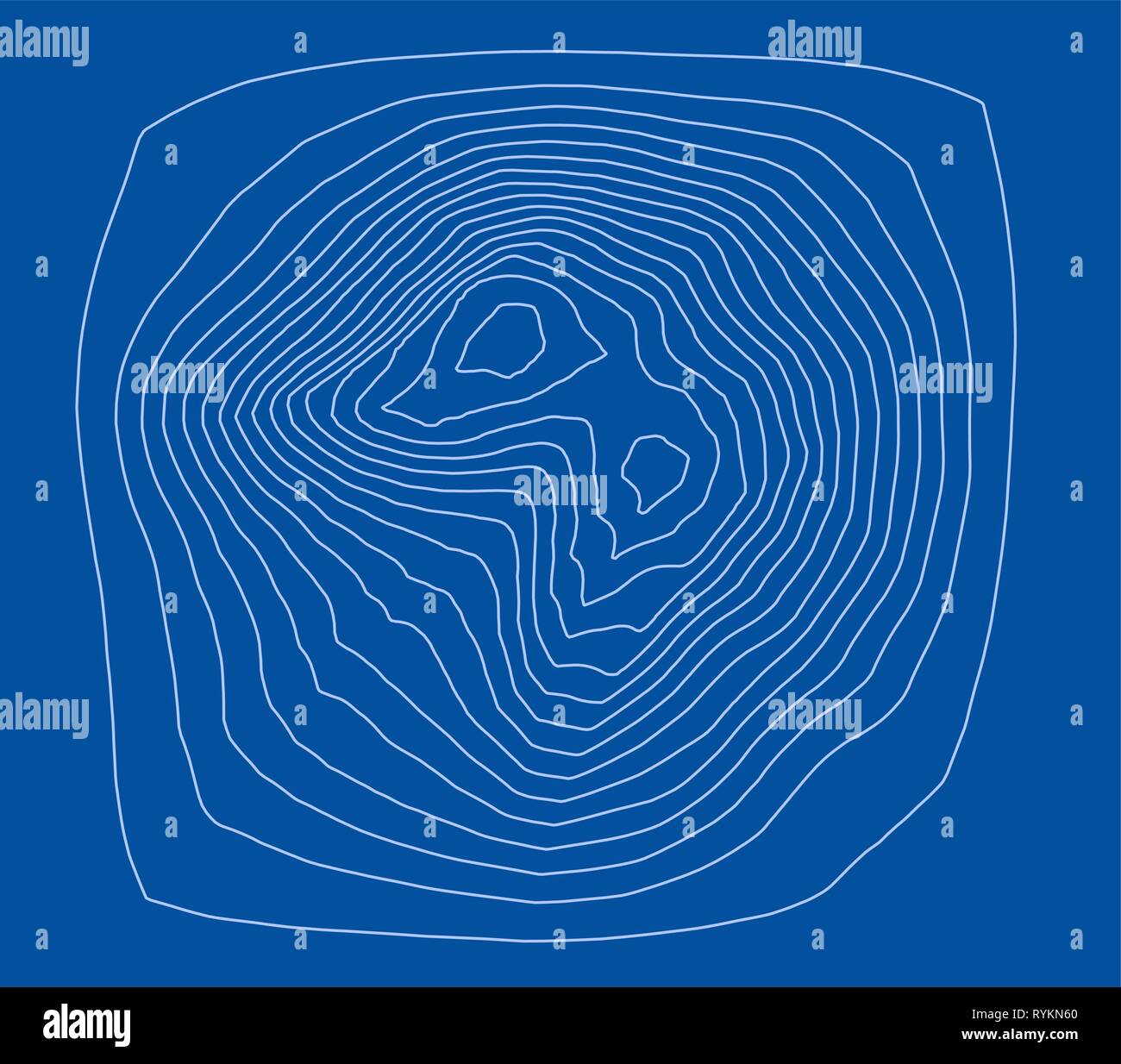 Abstract digital landscape outline. Vector Stock Vector Image & Art - Alamy