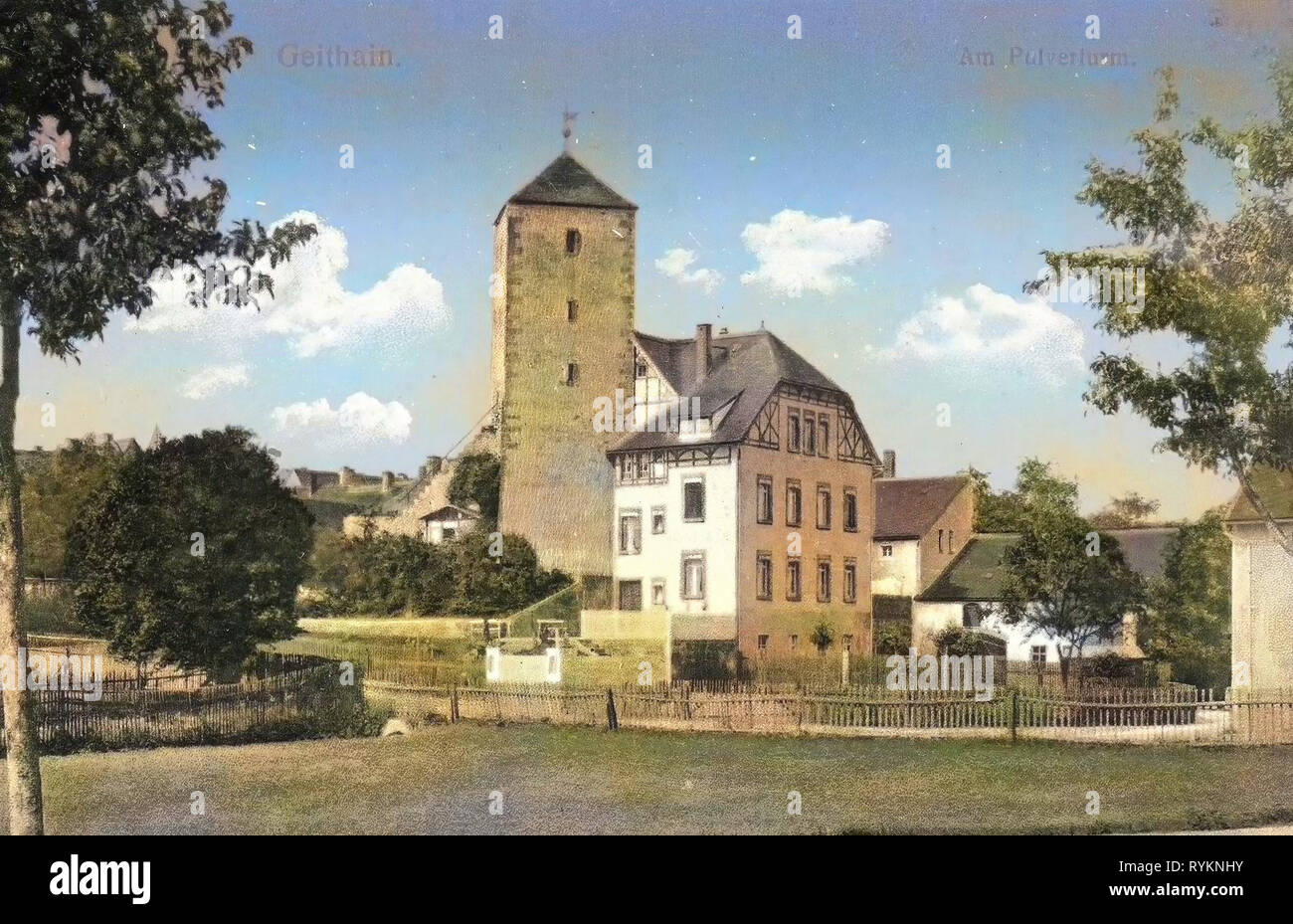 Powder towers in Germany, Buildings in Geithain, 1912, Landkreis ...