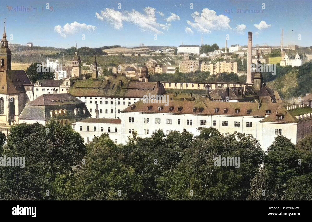 Churches in Waldheim, Buildings in Waldheim, JVA Waldheim, 1912 ...