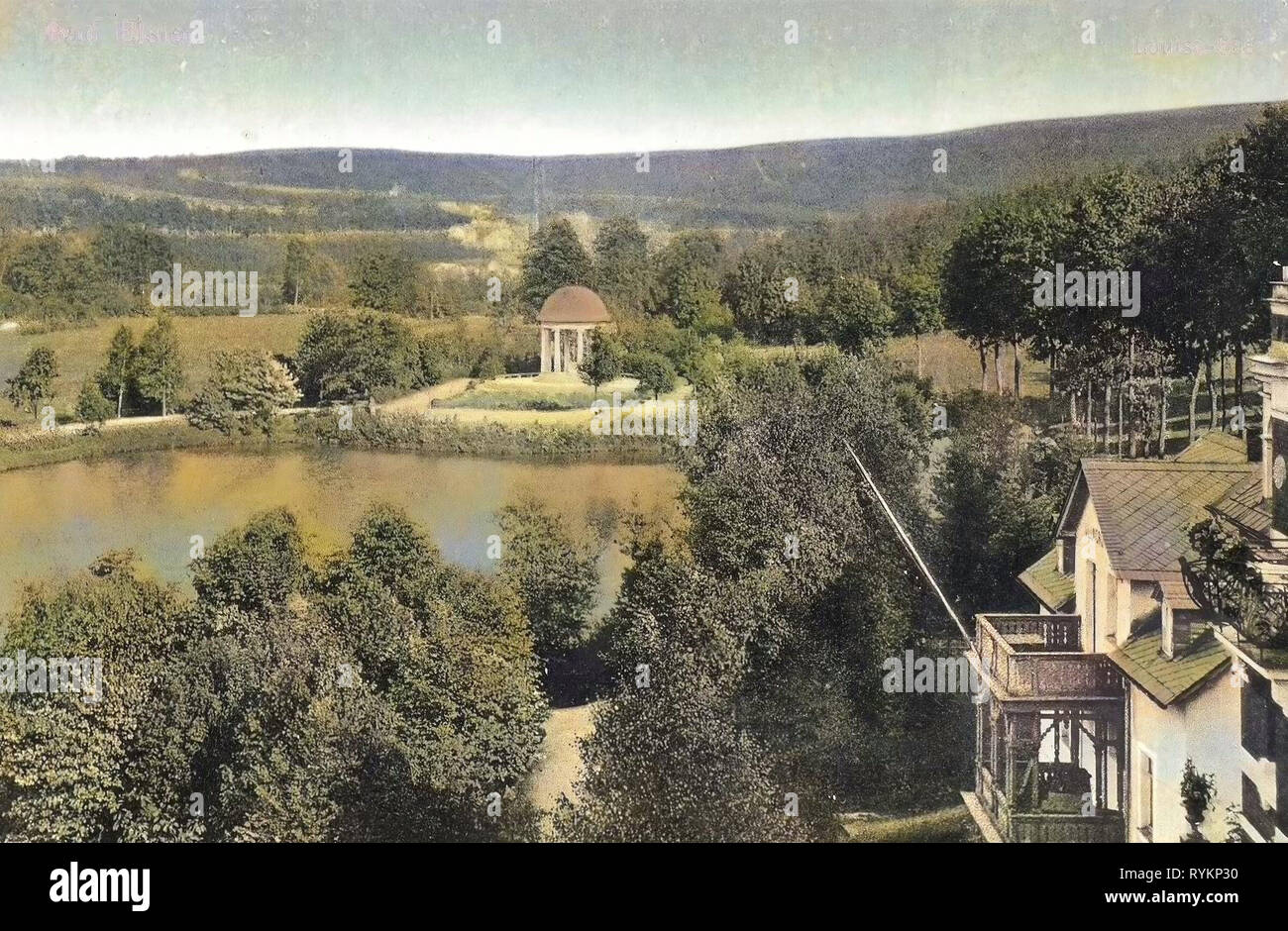 Bad Elster (Gondelteich), Floratempel (Bad Elster), 1912, Vogtlandkreis ...
