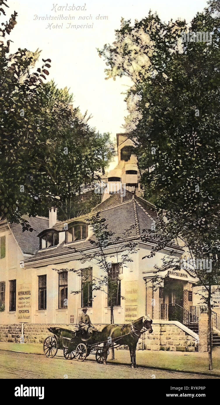 Funicular Slovenská-Imperial, Slovenská (funicular station), Carriages ...