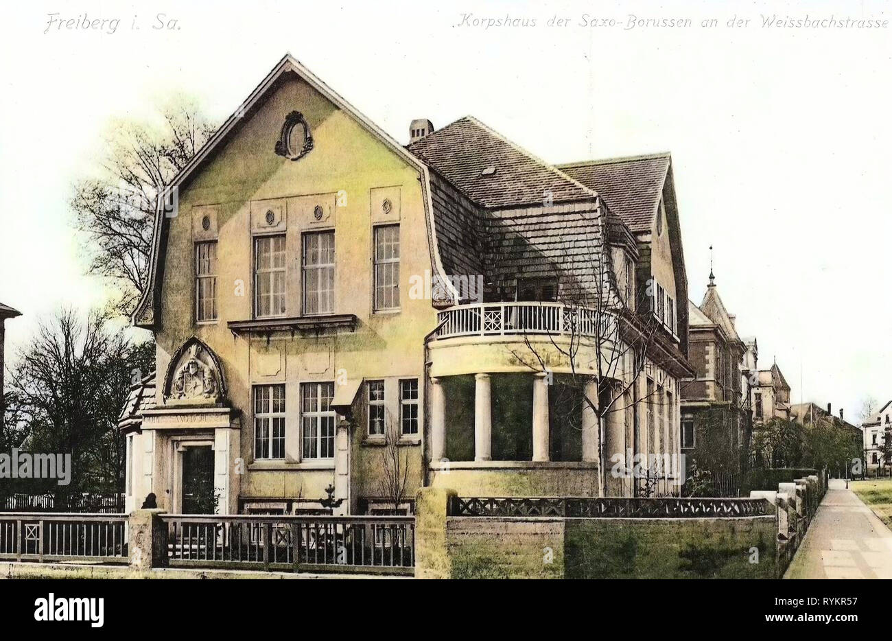 Buildings in Freiberg (Sachsen), 1913, Landkreis Mittelsachsen ...