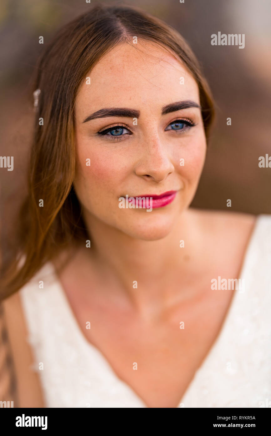 Countryside Wedding Shoot Stock Photo - Alamy