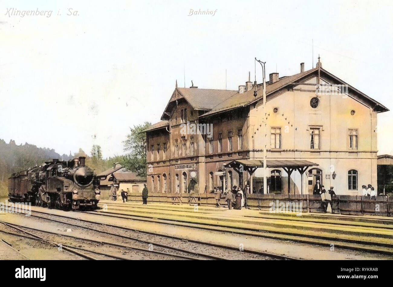 Bahnhof klingenberg colmnitz hi-res stock photography and images - Alamy
