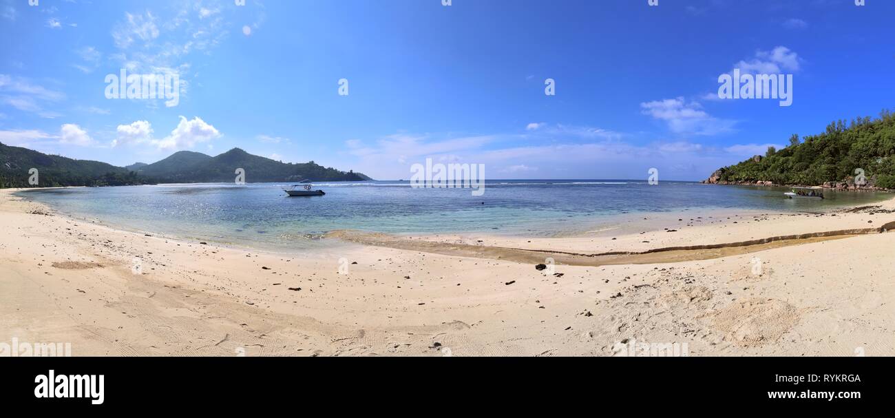 Stunning high resolution beach and landscape panorama taken on the ...