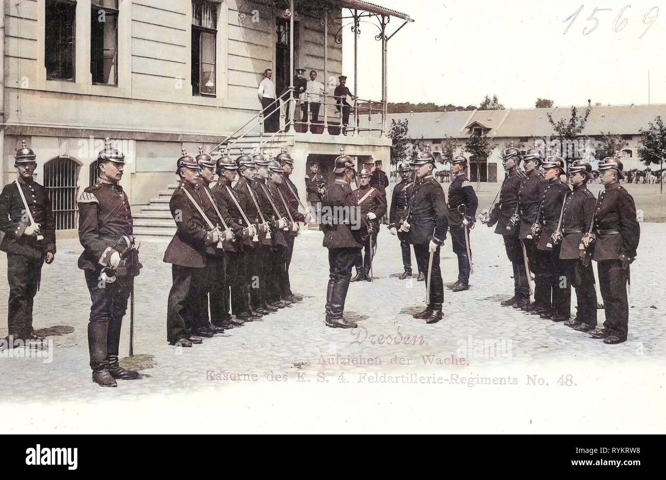 Artillery of Germany, Changing of the Guard, 4. Königlich Sächsisches ...