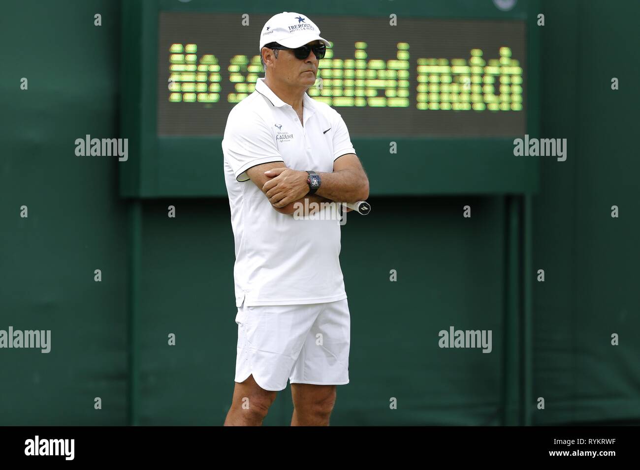 TONI NADAL, RAFAEL NADAL COACH, THE WIMBLEDON CHAMPIONSHIPS 2017, 2017 ...