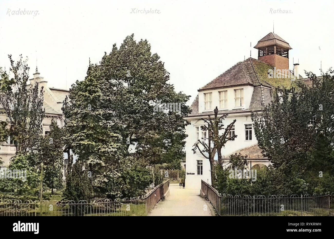 Town halls in Landkreis Meißen, Buildings in Radeburg, 1913, Landkreis ...