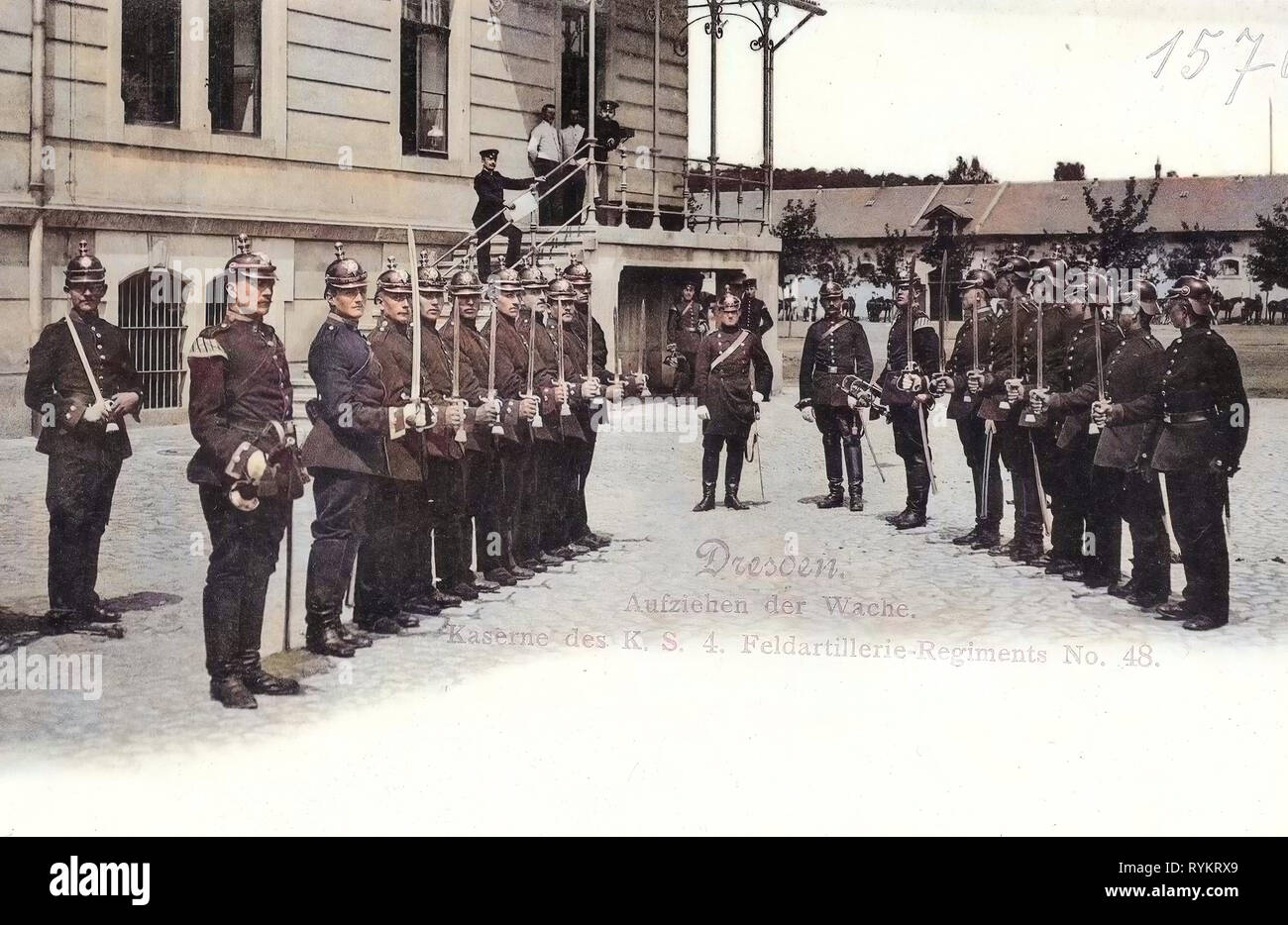 Artillery of Germany, Changing of the Guard, 4. Königlich Sächsisches ...