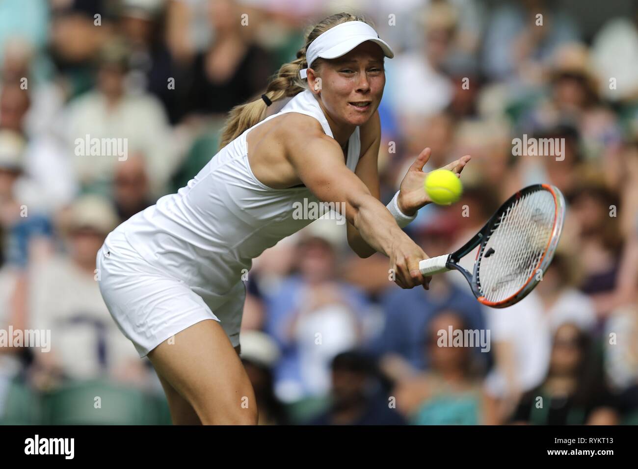 JOHANNA LARSSON, SWEDEN, THE WIMBLEDON CHAMPIONSHIPS 2017, 2017 Stock ...