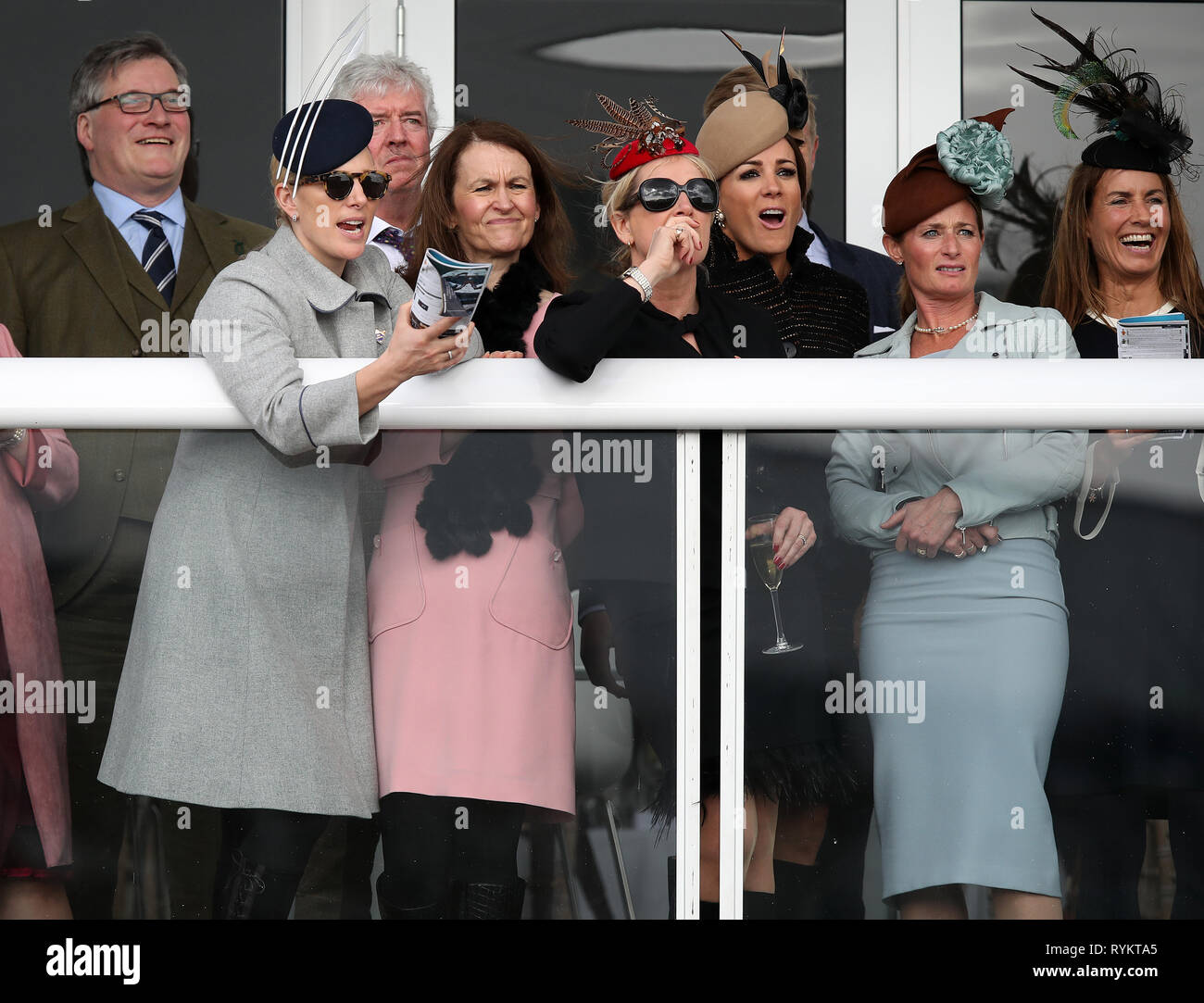 Zara Tindall (left) and Dolly Maude (2nd right) during St Patrick's ...
