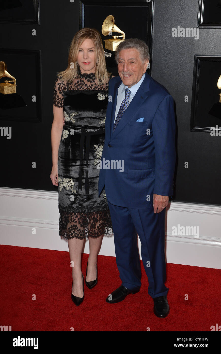 61st Annual GRAMMY Awards Featuring: Tony Bennett, Susan Crow Where ...