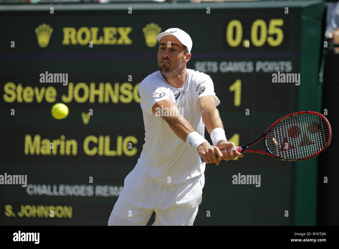 Steve johnson tennis hi-res stock photography and images - Alamy
