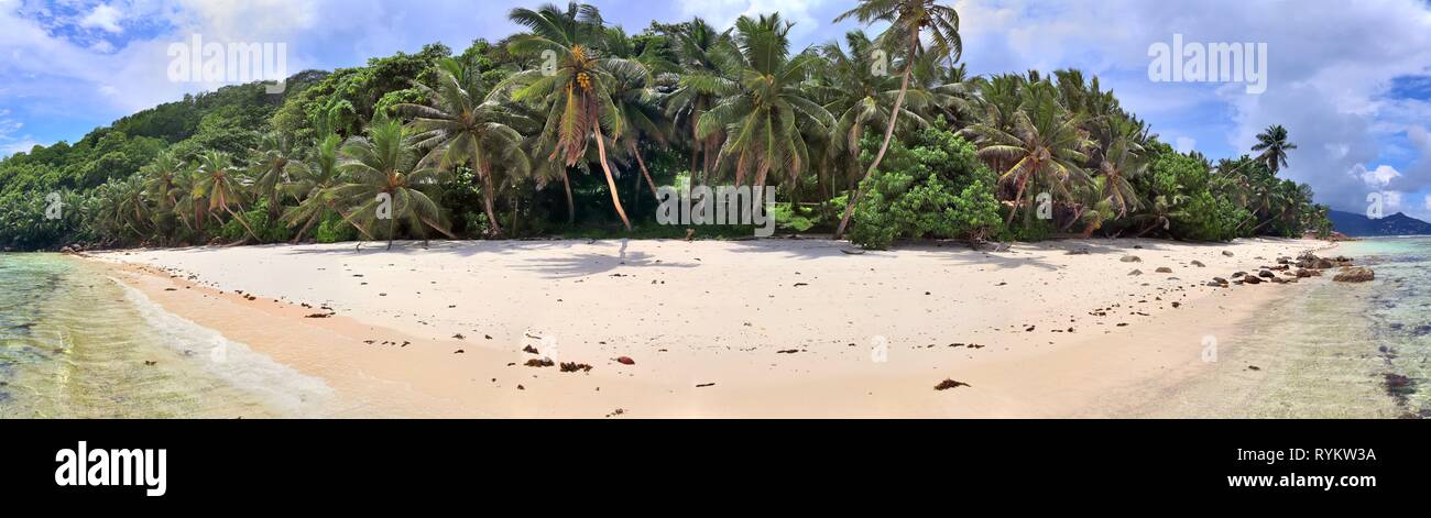 Stunning high resolution beach and landscape panorama taken on the ...