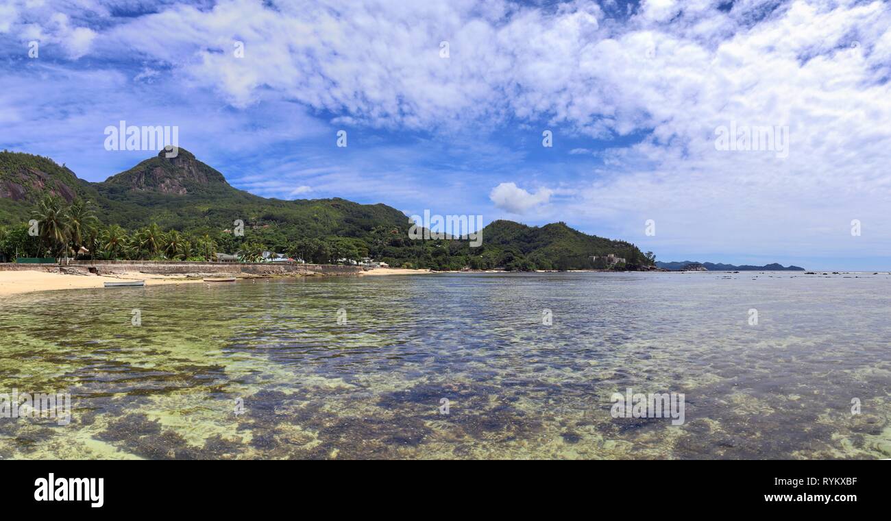 Stunning high resolution beach and landscape panorama taken on the ...