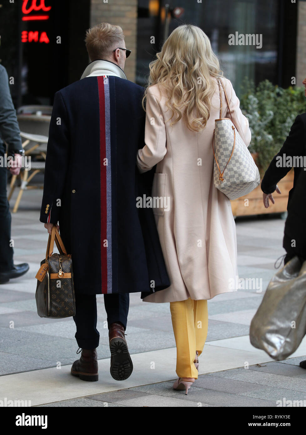 Ronan Keating with wife Storm outside ITV Studios Featuring: Ronan ...