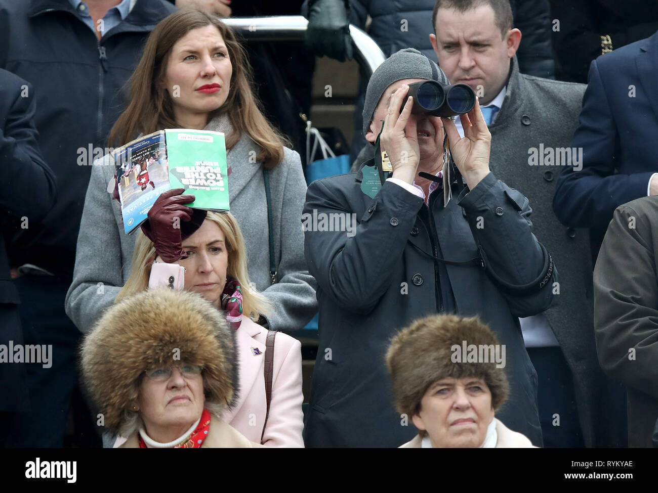 Michael O'Leary and wife Anita Farrell during St Patrick's Thursday of ...
