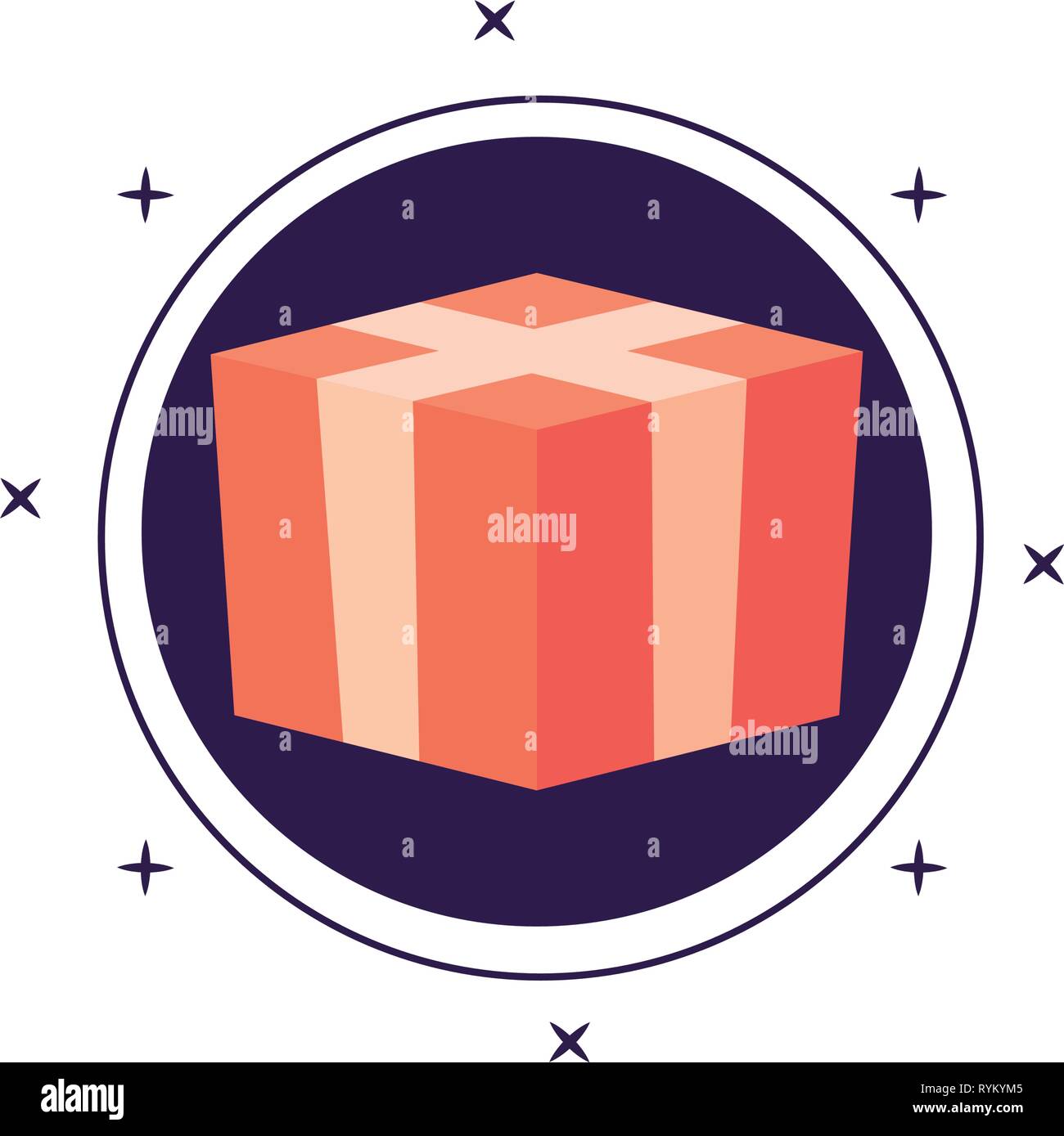 Circular carton Stock Vector Images - Alamy