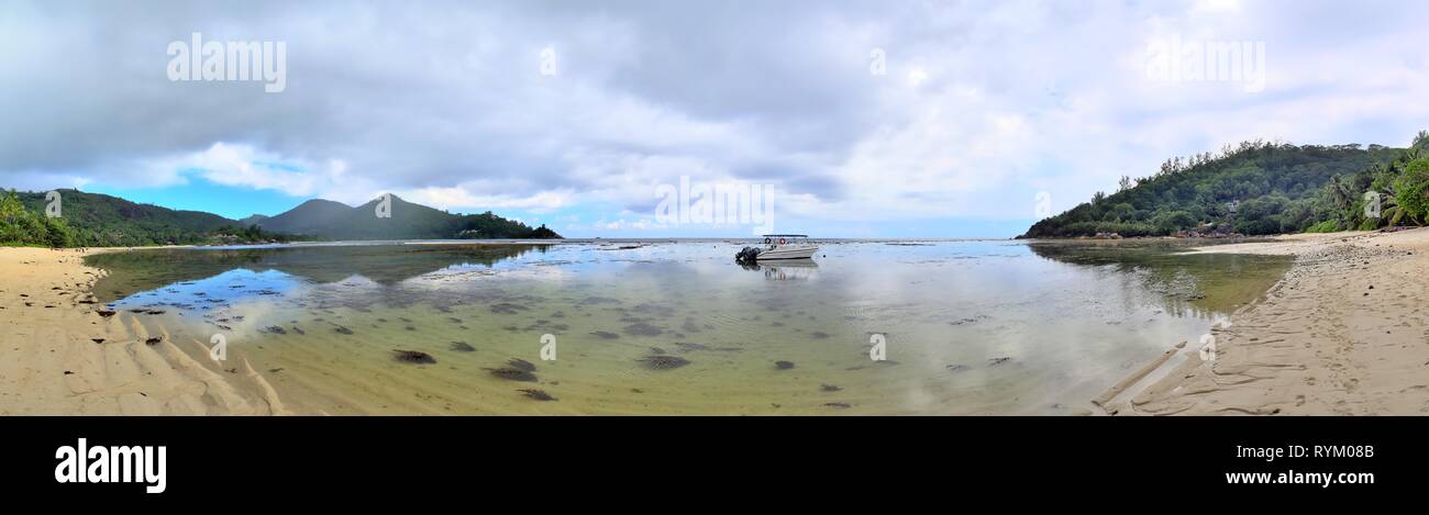 Stunning high resolution beach and landscape panorama taken on the ...