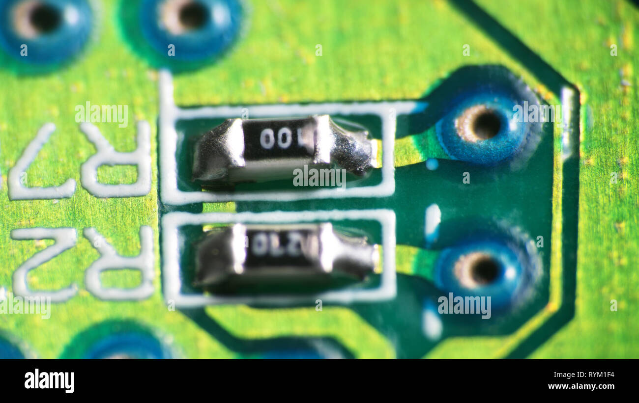 electronic printer control Board ultra macro. part from computer ...