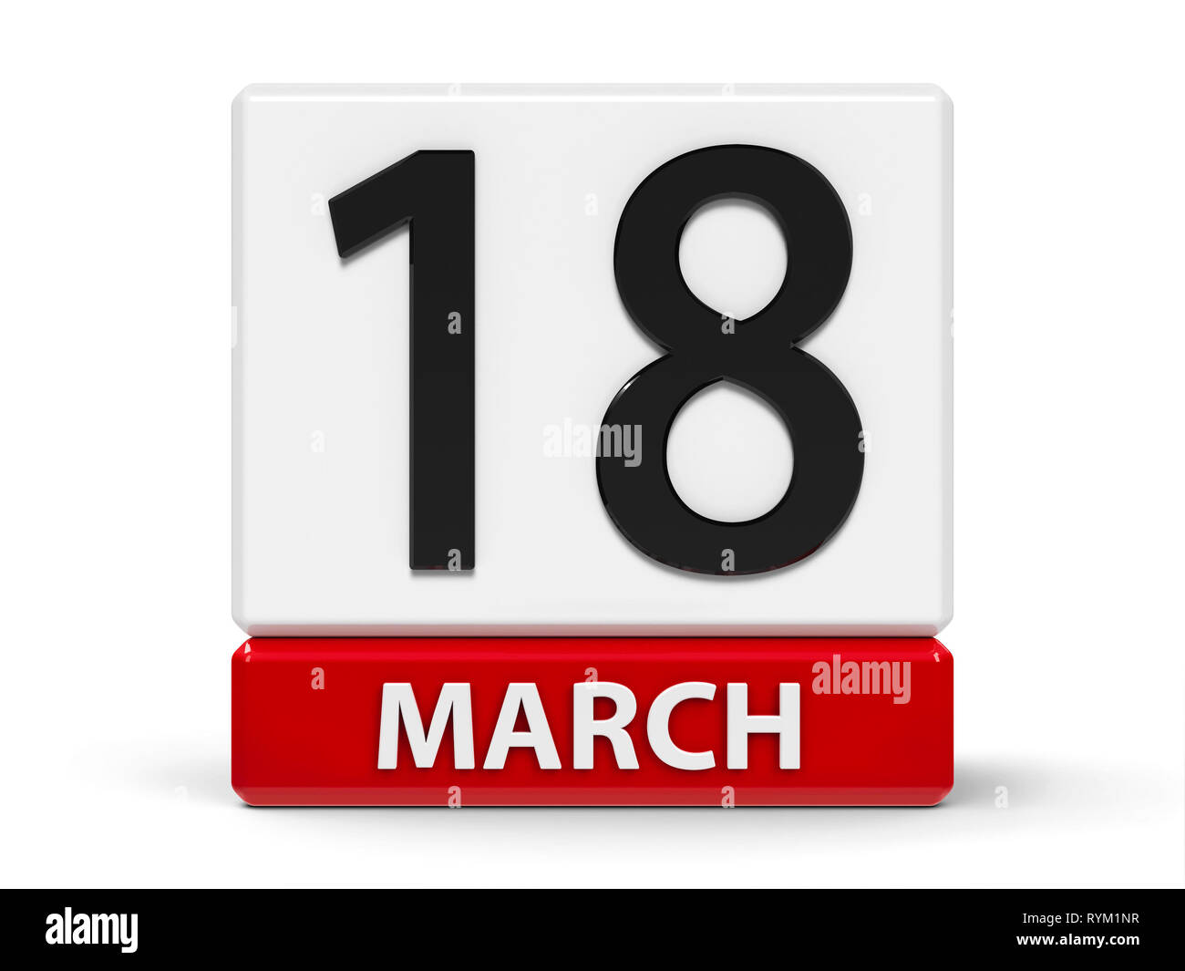 18 march icon Cut Out Stock Images & Pictures - Alamy