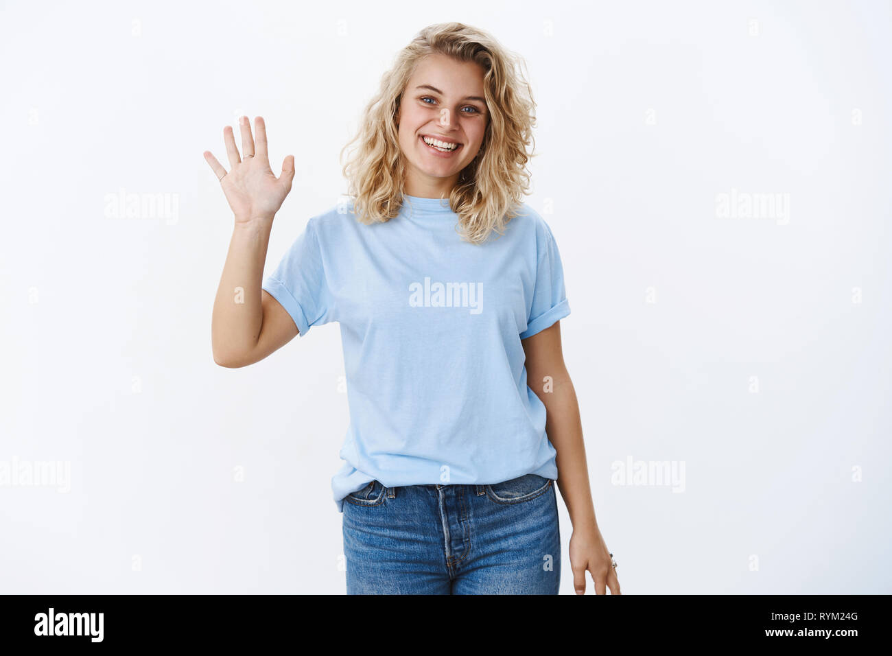 Hi, hello bye hi-res stock photography and images - Alamy