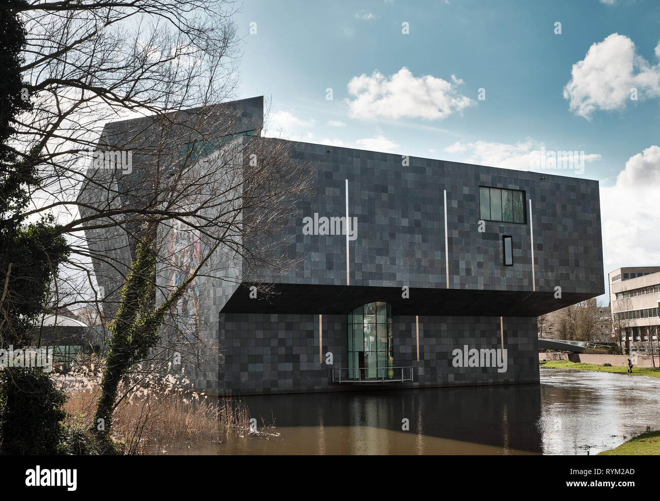 modern architecture and nature concept in eindhoven - Netherlands ...