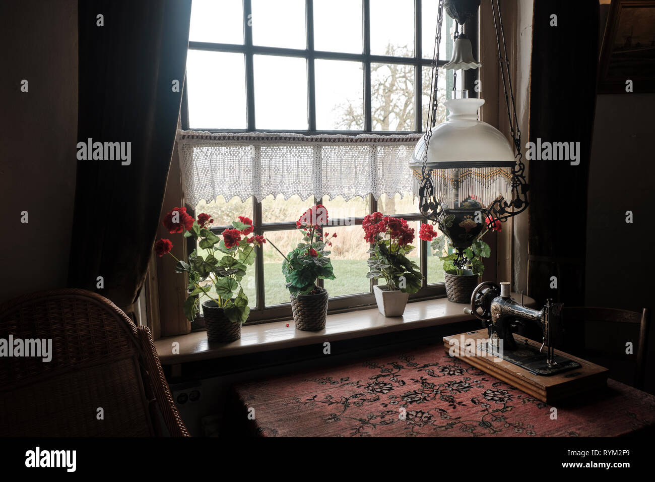Interior of windmill house - South holland - Group of 19 monumental ...
