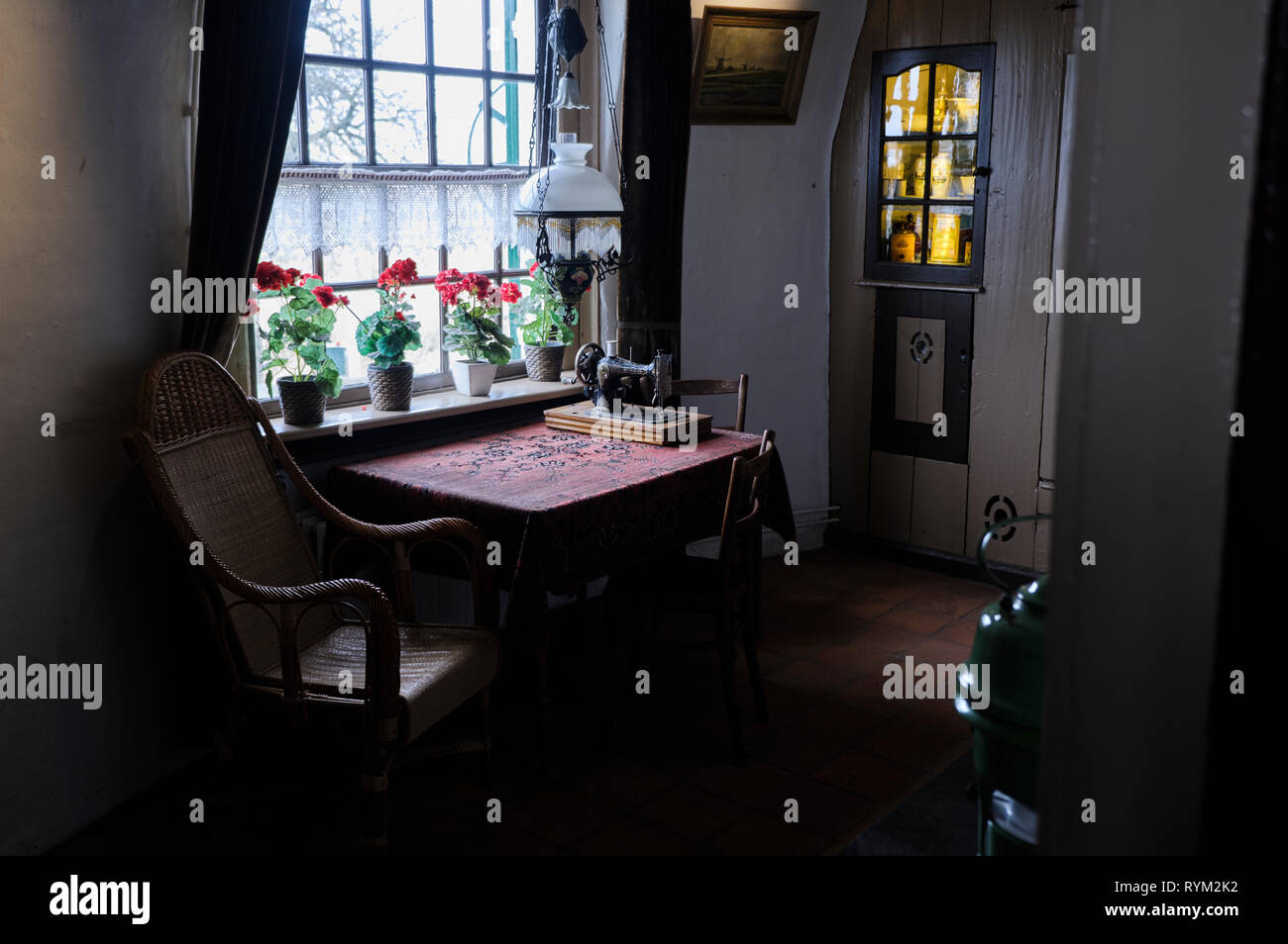 Interior of windmill house - South holland - Group of 19 monumental ...