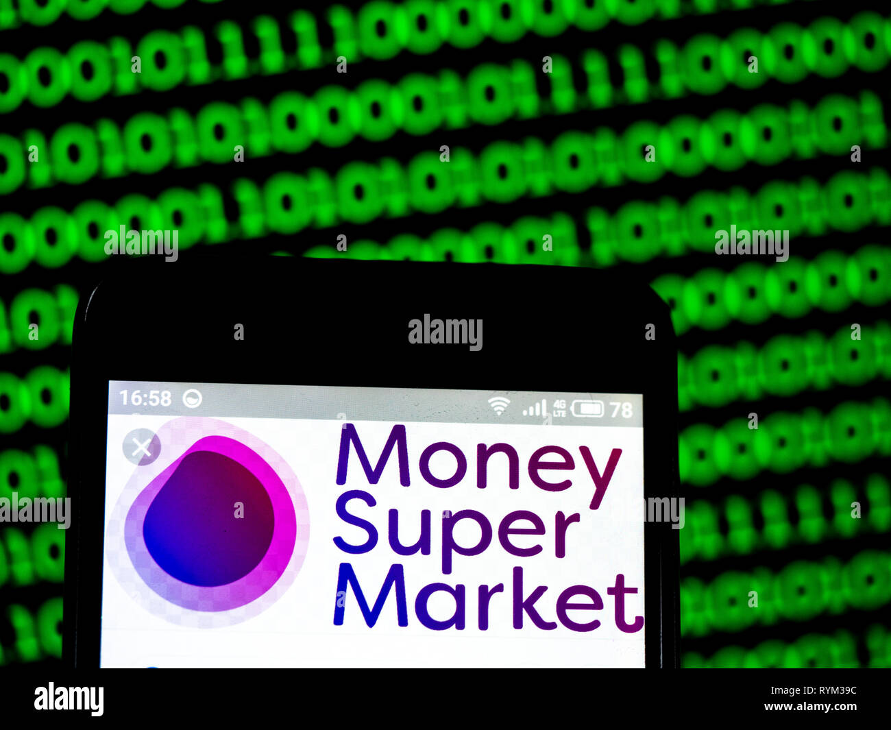 Moneysupermarket logo hi-res stock photography and images - Alamy